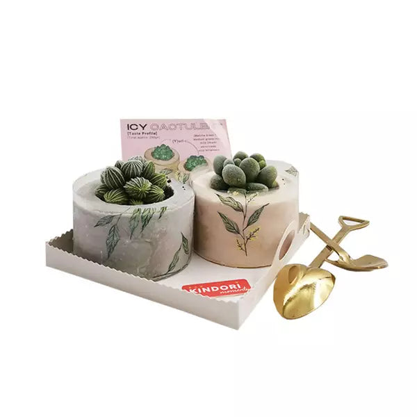 niko neko matcha ice cream cactus cake - K-Designer – Kindori Moments ...